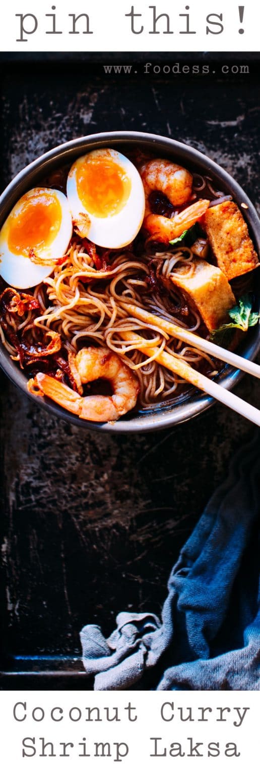 Coconut Shrimp Laksa Recipe - Foodess.com