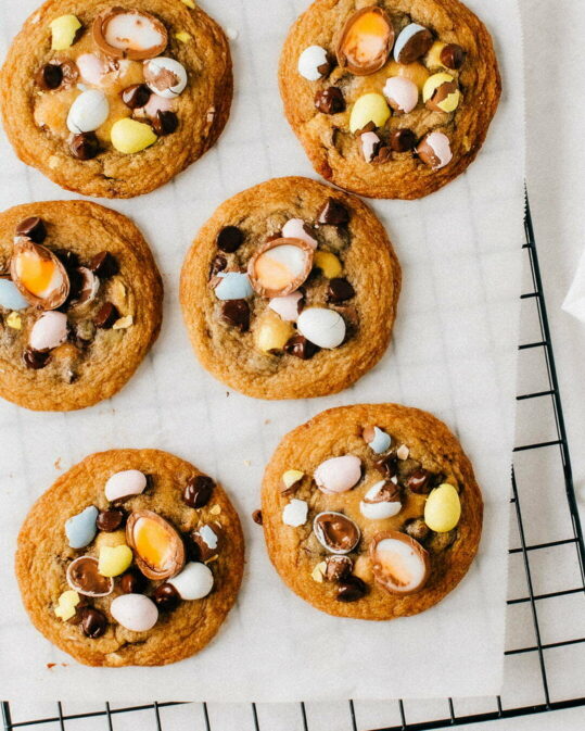 Cadbury Mini Egg Cookies (the BEST Easter Cookies) | Foodess