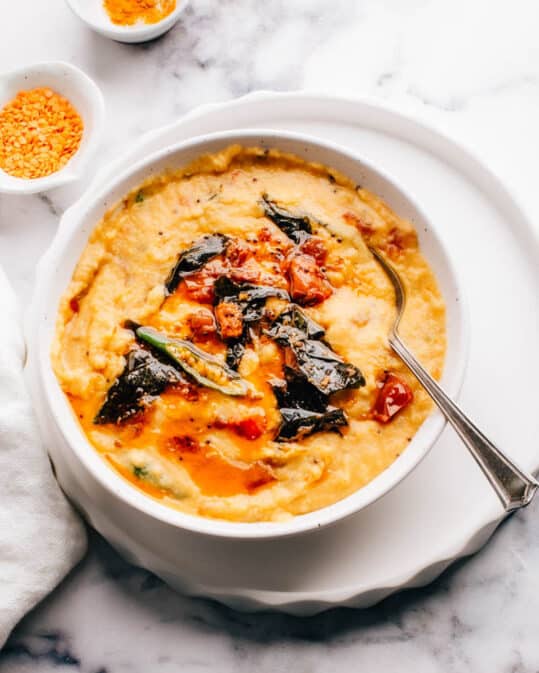 Masoor Dal (Amma's Delicious Red Lentil Curry) | Foodess