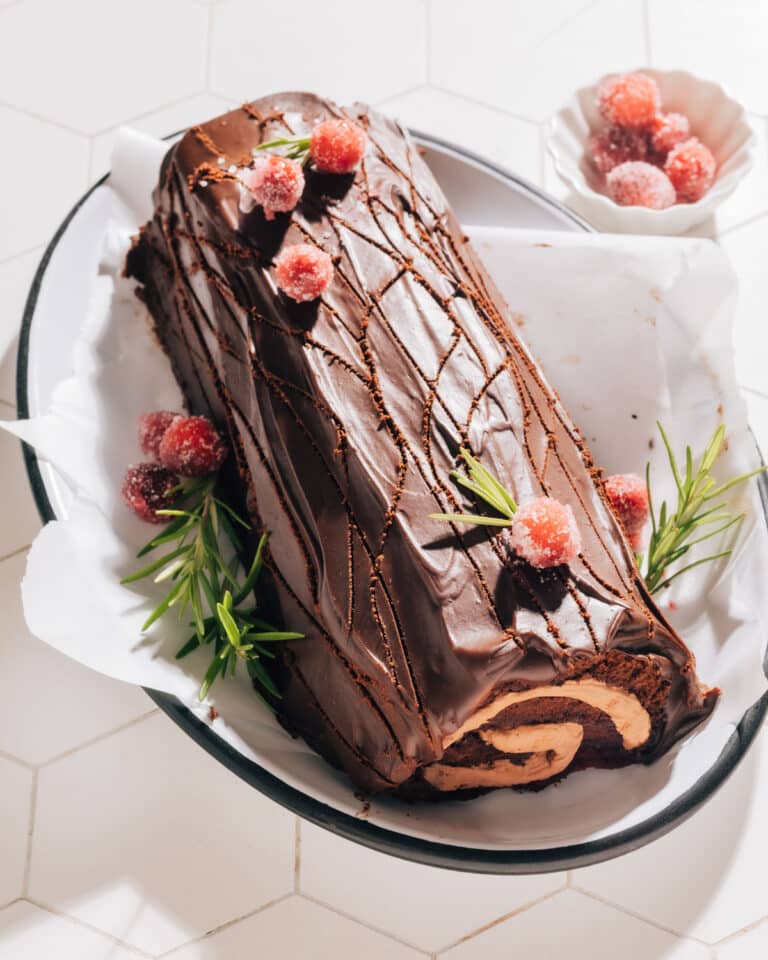 Foolproof Buche de Noel (Yule Log Cake Recipe)