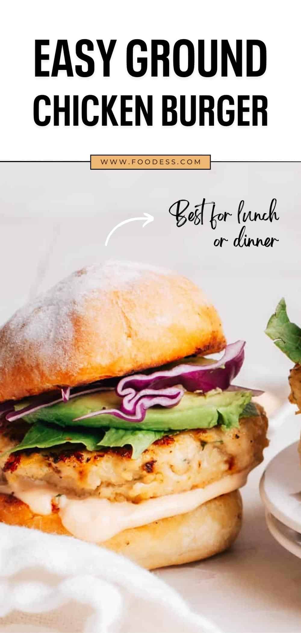 Best Ever The Juiciest Ground Chicken Burgers (The Ultimate Juicy ...