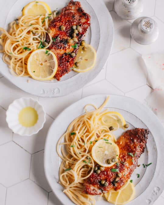 Veal Scallopini Recipe (with the Best Buttery Lemon Caper Sauce) | Foodess