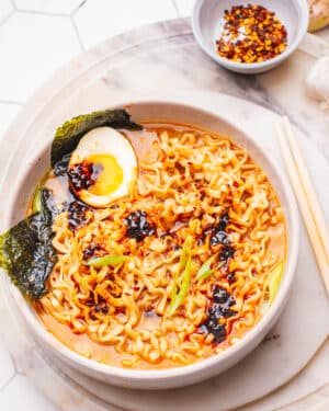 The Ultimate Spicy Ramen Recipe (The Rich Broth is SO Good!)
