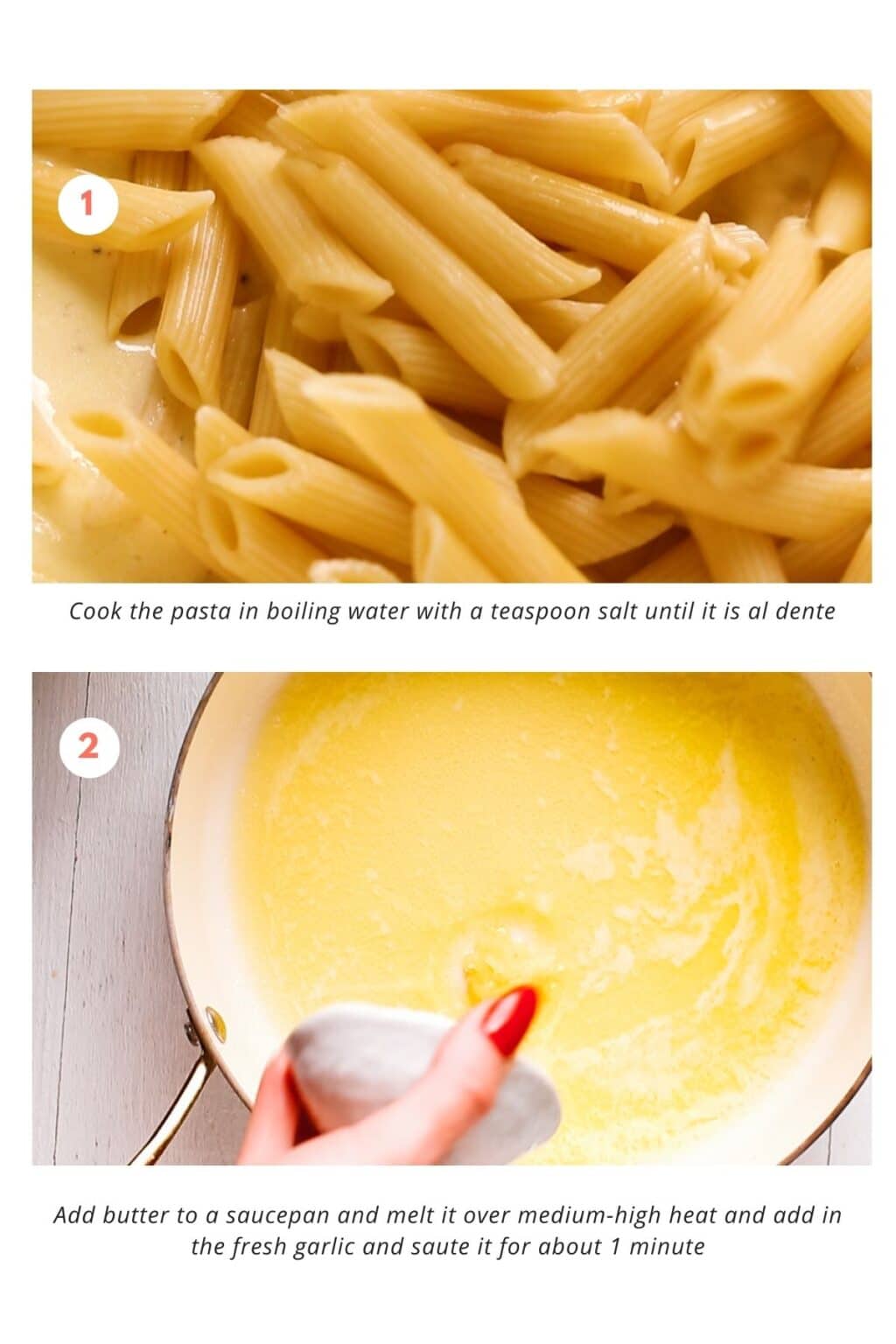 The Easy Alfredo Sauce with Penne Pasta You'll Make on Repeat