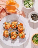 Baked Salmon Rice Muffins (Aka Super-Tasty Sushi Cups!) - Foodess