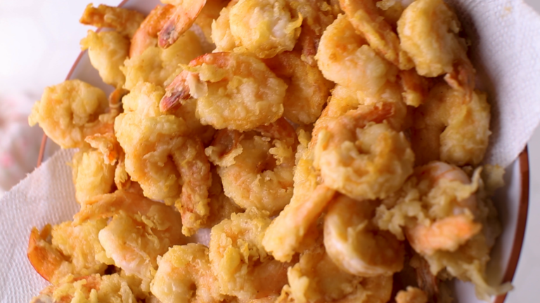 How to Fry Cooked Shrimp - Foodess