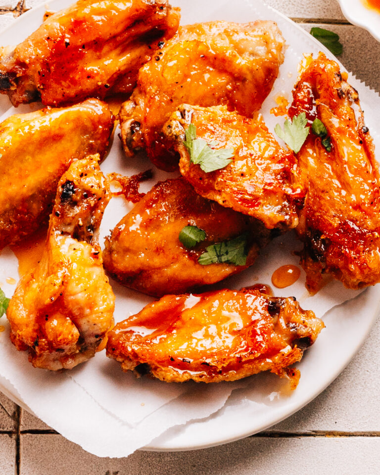 Hot Honey Wings (Crispy Baked + 2-Minute Sauce)