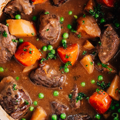 Dutch Oven Beef Stew (Melt-in-Your-Mouth, EASY Recipe!)