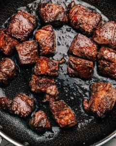 Meltingly-Tender Crockpot Beef Tips (with Easy Gravy!)